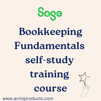 Bookkeeping Fundamentals self-study – Avrio Products