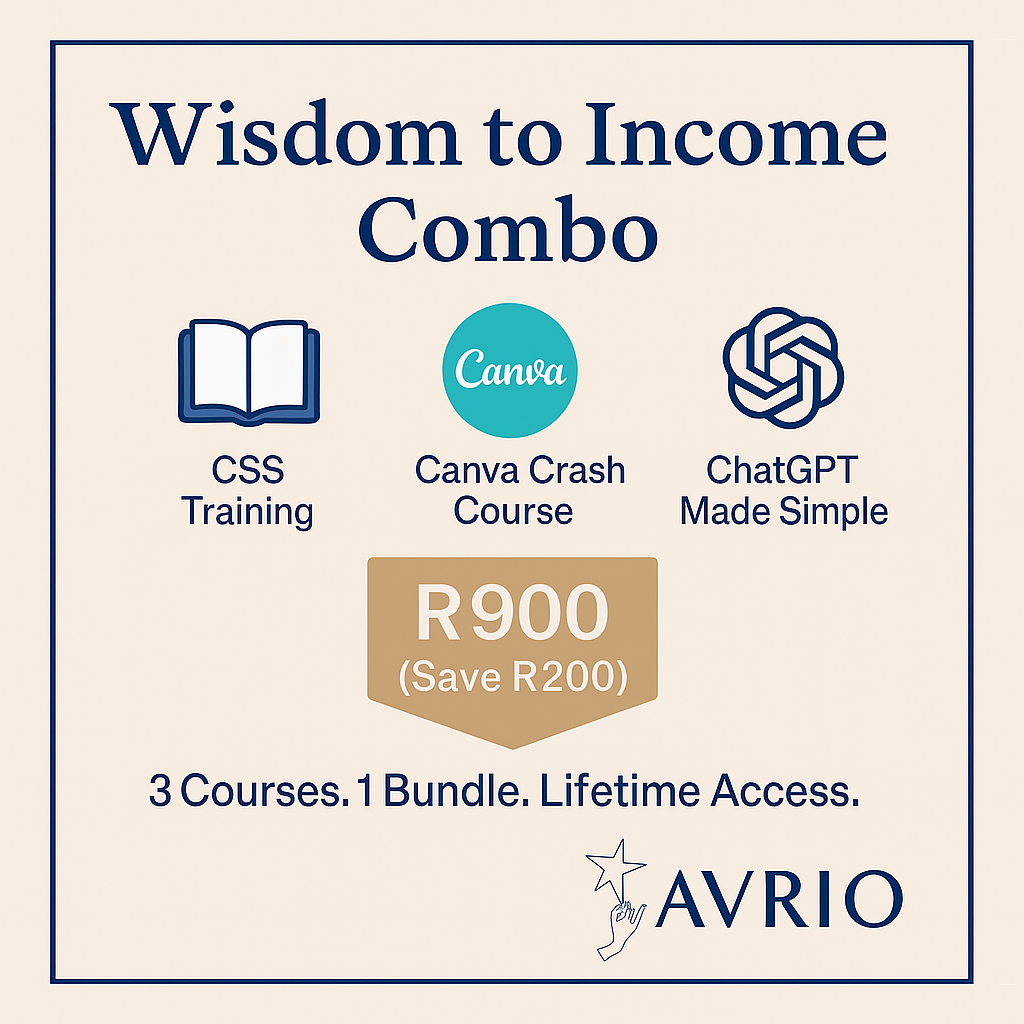 Wisdom to Income Combo – Avrio Products