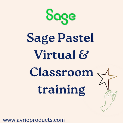 Sage Pastel Virtual & Classroom Training – Avrio Products