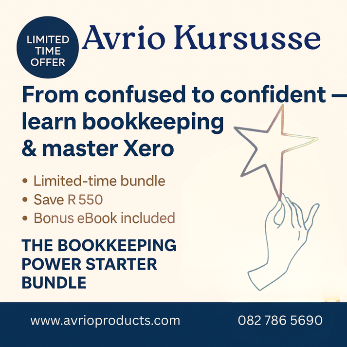 Bookkeeping Power Starter Bundle – Avrio Products